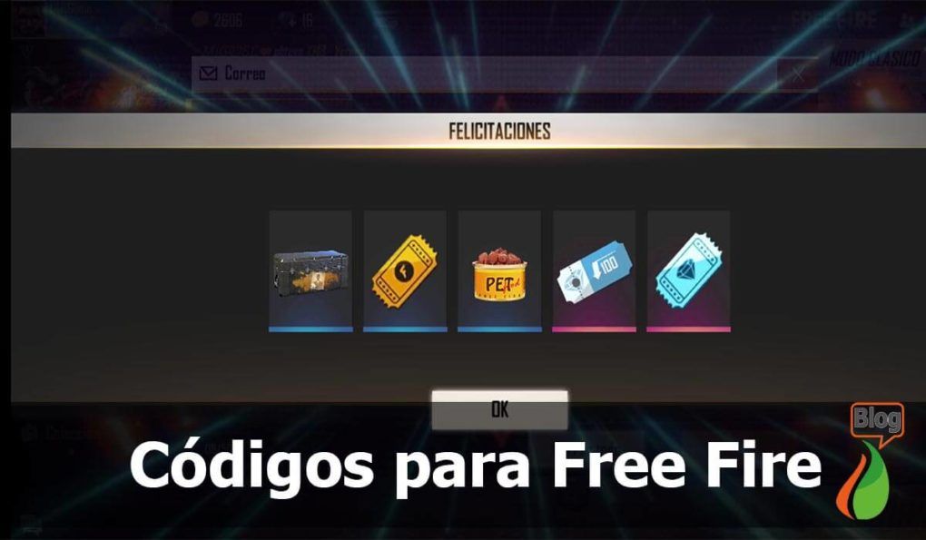 🥇 Nuevos CÓDIGOS disponibles para FREE FIRE 2025